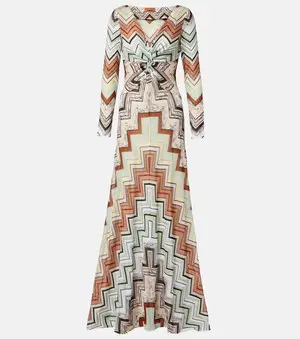 Missoni Chevron Maxi Dress - Multicoloured