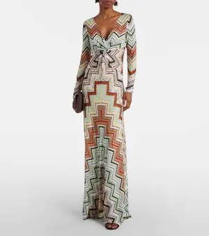 Missoni Chevron Maxi Dress - Multicoloured