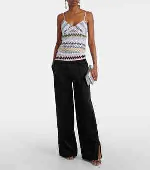 Missoni Chevron Lamé Tank Top - Multicoloured