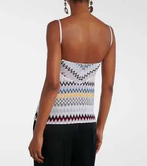 Missoni Chevron Lamé Tank Top - Multicoloured