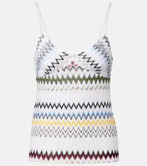 Missoni Chevron Lamé Tank Top Multicoloured