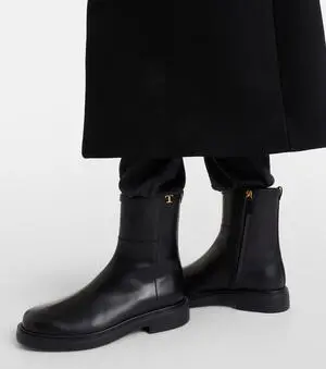 TOD'S Leather Ankle Boots