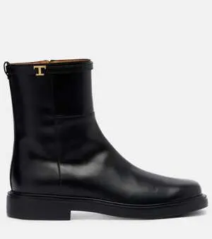 TOD'S Leather Ankle Boots