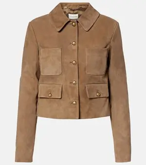 Altuzarra Suede Jacket - Beige