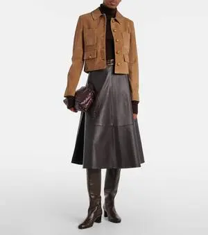 Altuzarra Suede Jacket - Beige