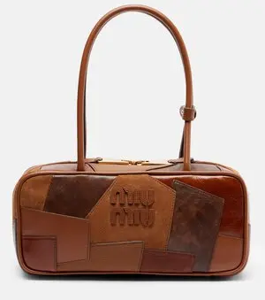 Miu Miu Beau Small Leather Top-handle Bag - Brown