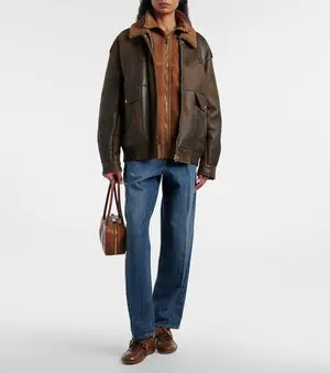 Miu Miu Beau Small Leather Top-handle Bag - Brown