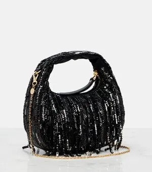 Miu Miu Wander Mini Embellished Top-handle Bag