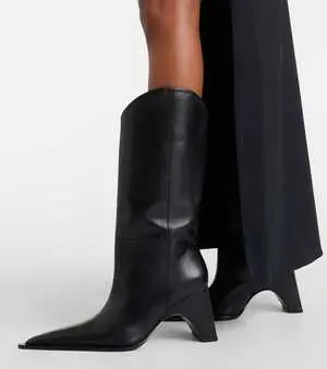 Coperni Bridge Leather Cowboy Boots