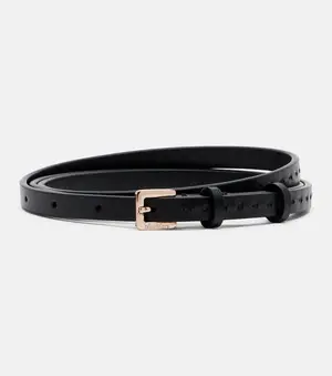Max Mara Leather Belt - Black