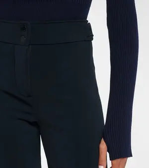 Cordova Butte Ribbed-knit Wool Ski Bodysuit - Blue
