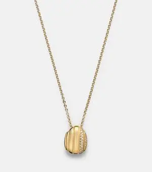 PAMELA ZAMORE Eos 18kt Yellow Diamond Pendant Necklace - Gold