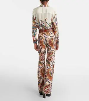 Etro High-rise Bootcut Jeans