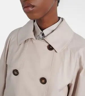 Max Mara The Cube Tesoro Cotton-blend Twill Jacket - Beige