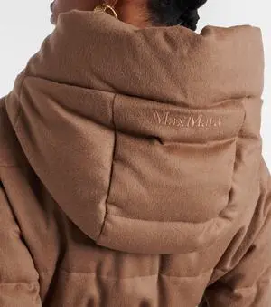 Max Mara The Cube Corona Camel Hair Puffer Jacket
