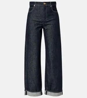 Max Mara Chiara Wide-leg Jeans - Blue
