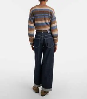 Max Mara Chiara Wide-leg Jeans - Blue