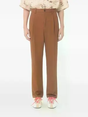 Valentino Garavani Cotton Chino Trousers - Brown