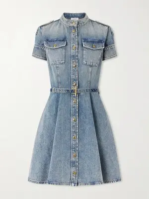 Alexander Mcqueen Button Detailed Day Dresses