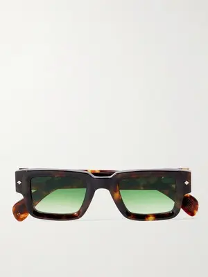 SATO Cervantes Square-frame Sunglasses - Tortoiseshell