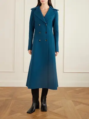Alaïa Double-breasted Wool Coat