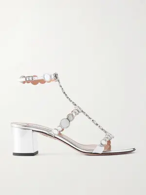 Aquazzura Color Blocked Sandals For Women