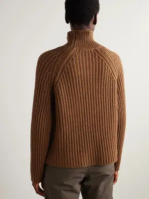 Sease Athos Ribbed Cashmere Turtleneck Sweater