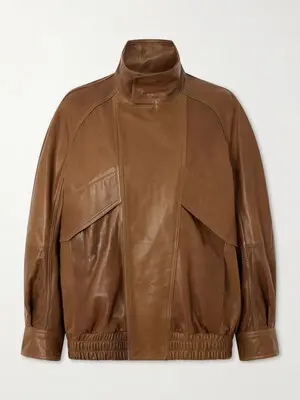 Women's Paneled Leather Jackets
