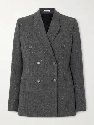 Alexander McQueen Double-breasted Wool Blazer