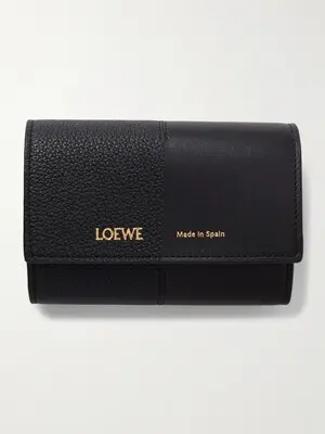 Loewe Leather Wallet - Black