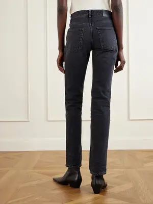 Saint Laurent High-rise Straight-leg Jeans