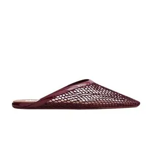 Alaïa Fishnet Mule - Brown