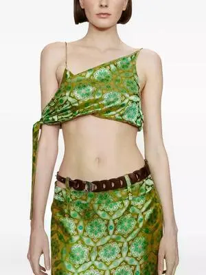 Christopher Esber Printed Tie Top