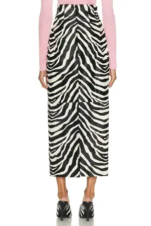 Khaite Loxley Skirt - Zebra