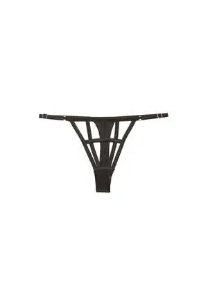 Fleur Du Mal Caged Thong - Black