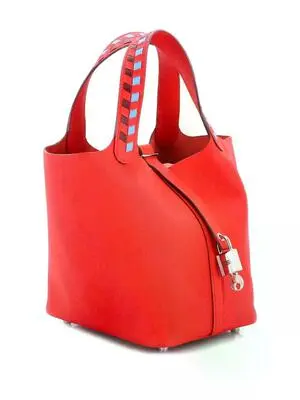 Hermès Picotin Lock Tressage Epsom Pm Bucket Bag - Blue
