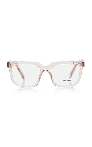 Prada Square-frame Acetate Eyeglasses - Pink