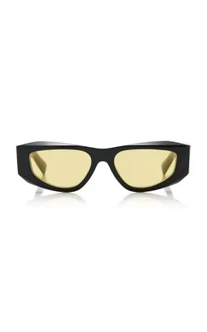 Prada Square-frame Acetate Sunglasses - Yellow