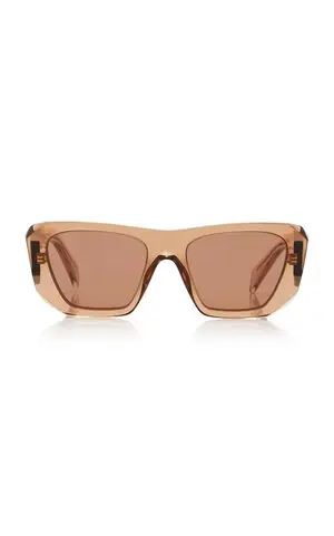 Prada Square-frame Acetate Sunglasses - Pink