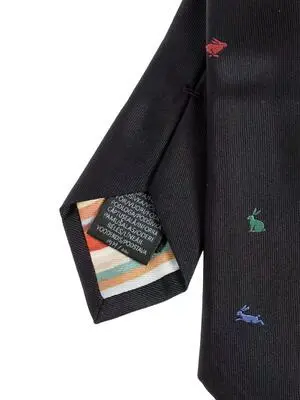 Paul Smith Rabbit Motif Standard Neck Tie
