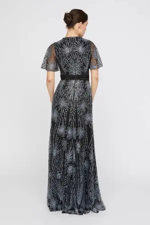 Theia Lavina Beaded Gown