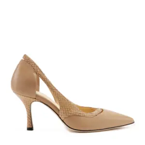ELIZEE Elle Pump - Camel/python
