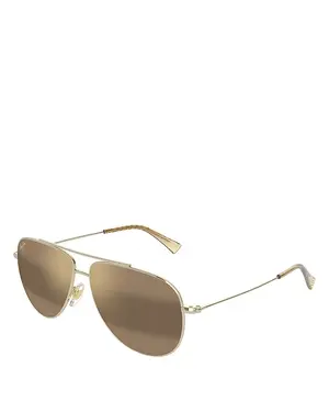 Maui Jim Hauoli Teardrop Sunglasses, 56mm - Gold