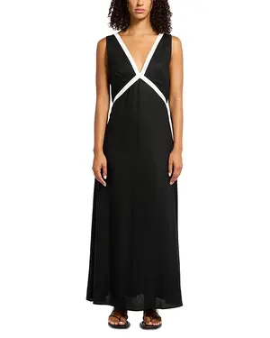 JETS Maxi Dress Swim Cover-up - Black