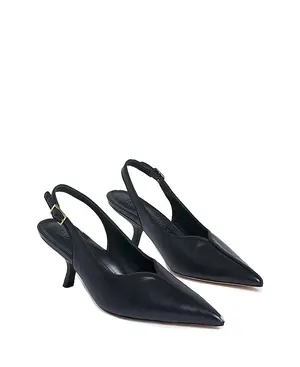 Marion Parke Nappa Cynthia Slingback Pumps