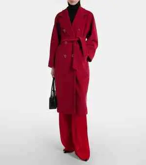 Max Mara 101801 Icon Wool And Cashmere Coat - Red