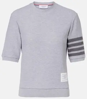 Thom Browne 4-bar Cotton Jersey T-shirt