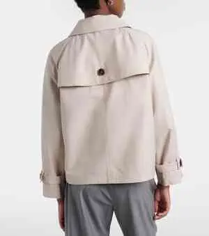 Max Mara The Cube Tesoro Cotton-blend Twill Jacket - Beige