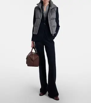 Max Mara The Cube Amoroso Cashmere Down Vest