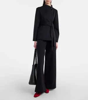 Max Mara Belted Jersey Blazer